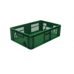34-litre Stacking Container with Mesh Base and Mesh Sides - 600mm x ...