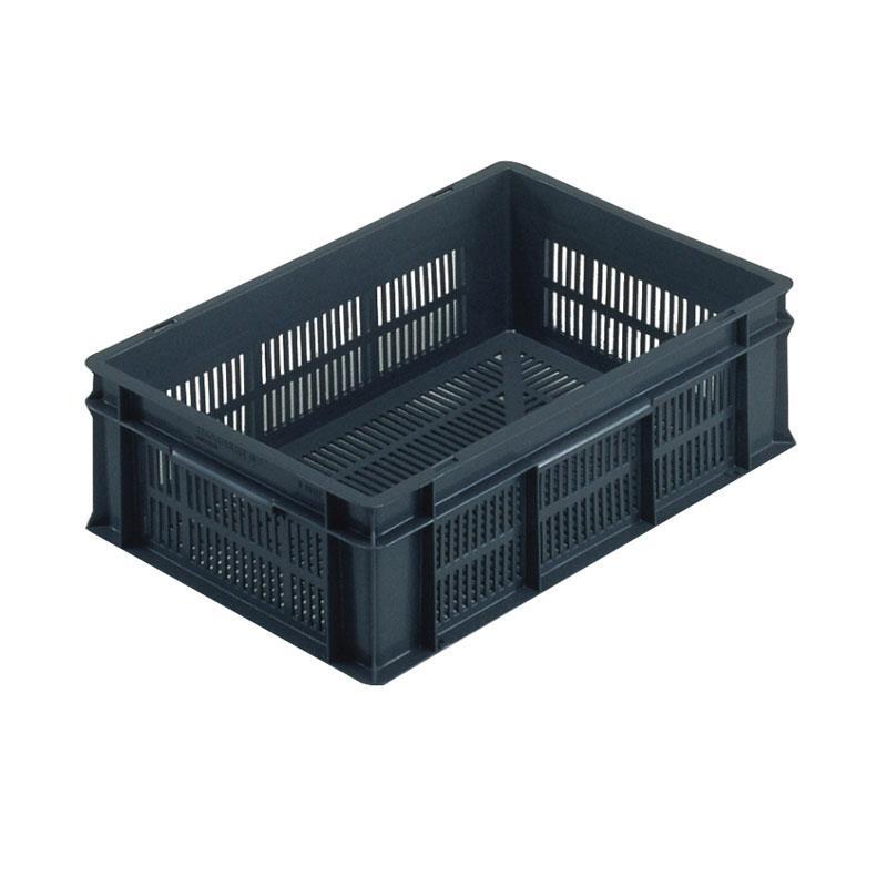 34-litre Stacking Container with Mesh Base and Mesh Sides - 600mm x ...